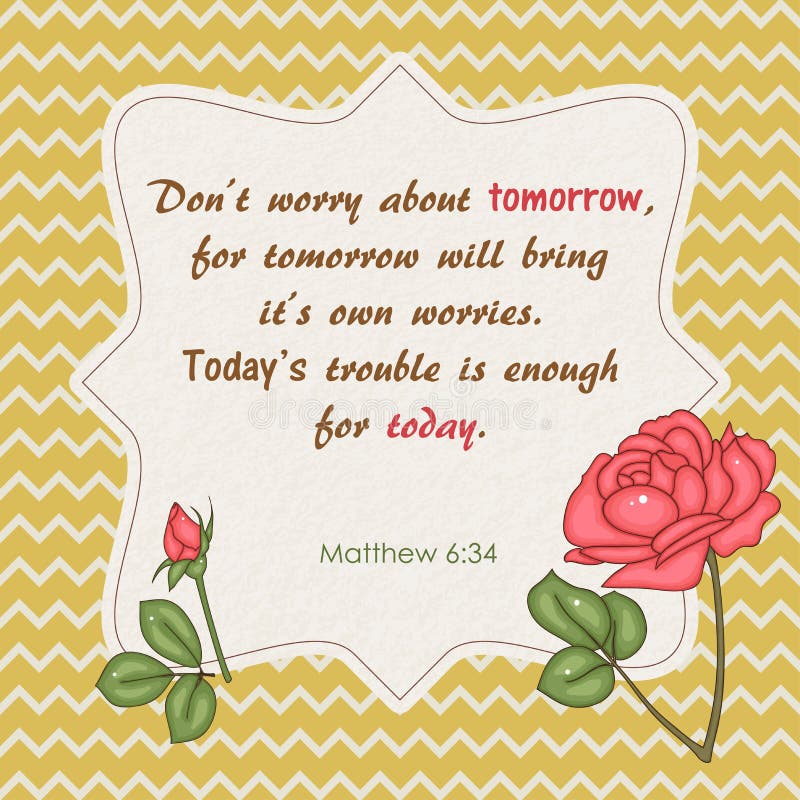 Quote from Bible stock vector. Illustration of decoration - 34948436