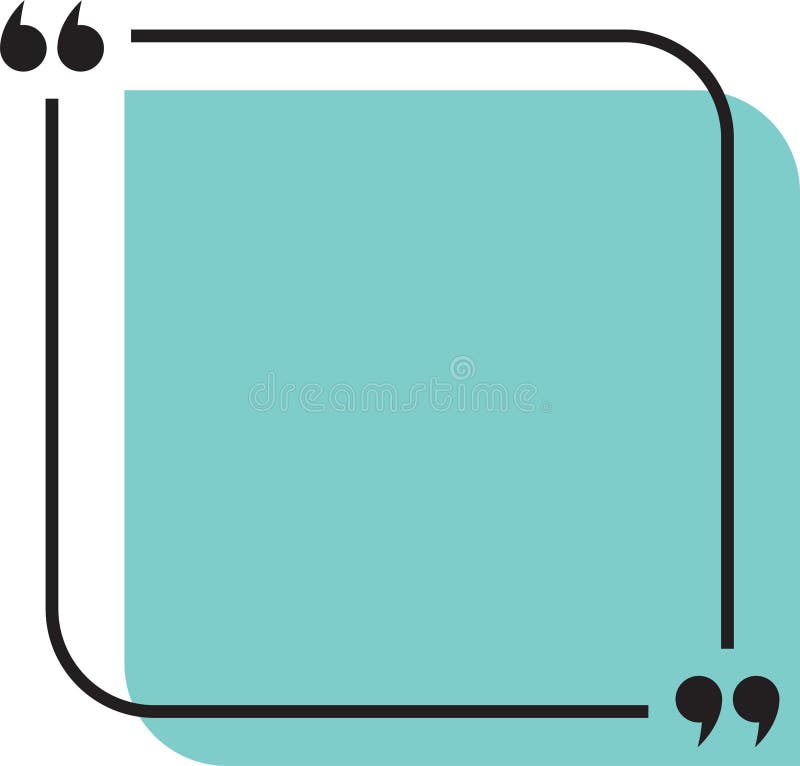 Quote Box or Bubbles in Flat Style. Stock Vector - Illustration of ...