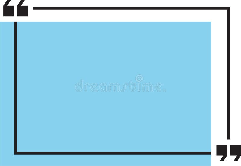 Quote Box or Bubbles in Flat Style. Stock Vector - Illustration of ...