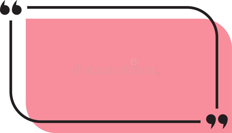 Quote Box or Bubbles in Flat Style. Stock Vector - Illustration of ...