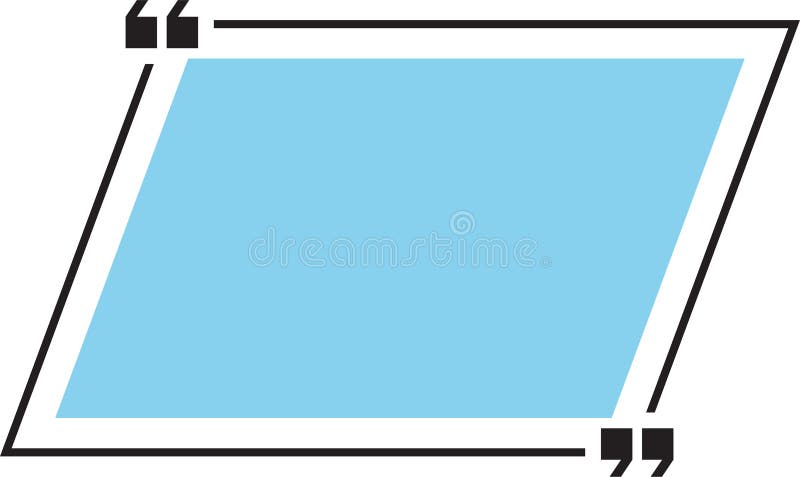 Quote Box or Bubbles in Flat Style. Stock Vector - Illustration of note ...