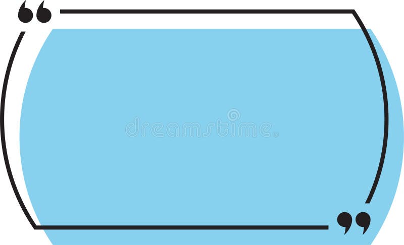 Quote Box or Bubbles in Flat Style. Stock Vector - Illustration of ...