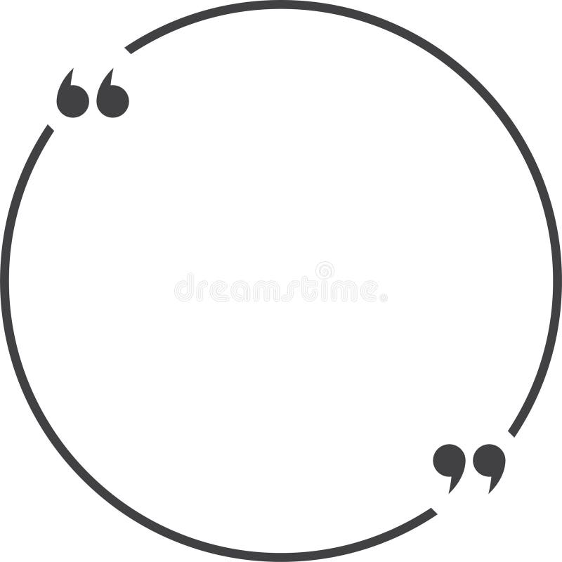 Quote Box or Bubbles in Flat Style. Stock Vector - Illustration of idea ...