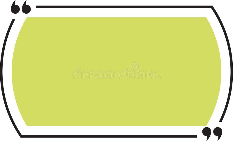 Quote Box or Bubbles in Flat Style. Stock Vector - Illustration of ...