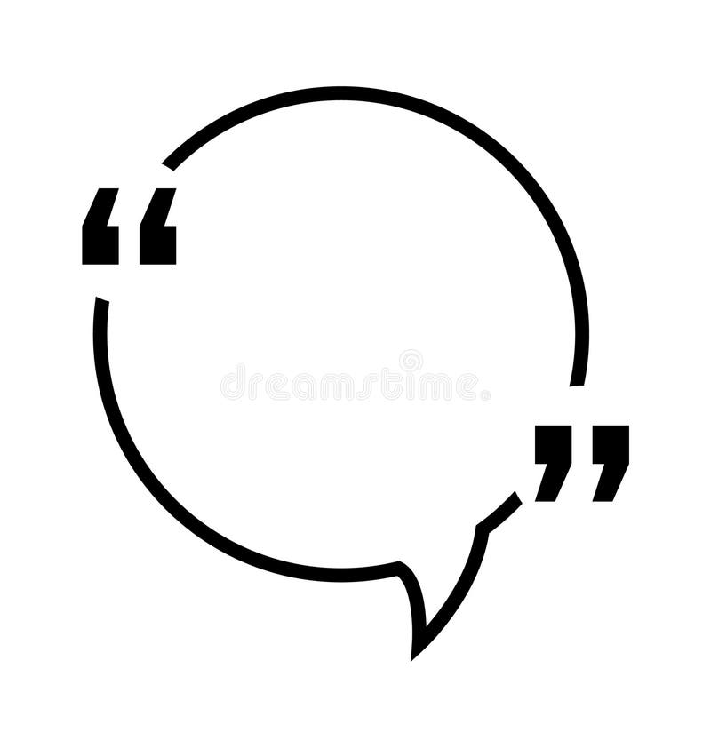 Quote Box Frames. Quotation Bubble Stock Vector - Illustration of ...