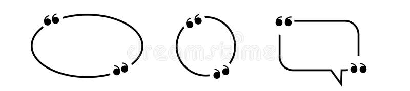 Bubble Quotation Comment Message Borders Stock Illustrations – 102 ...