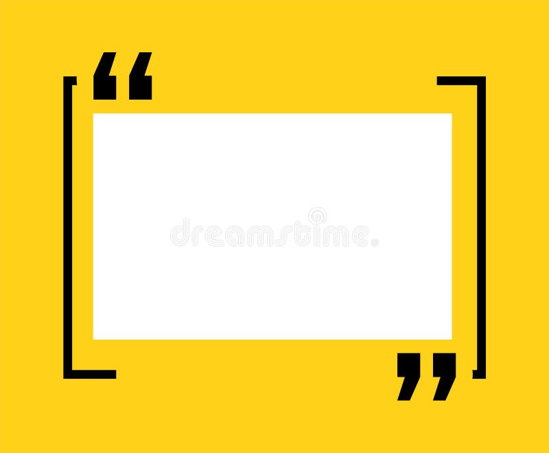 Quote Box Frames Set. Textbox Frame Design Template Stock Vector ...