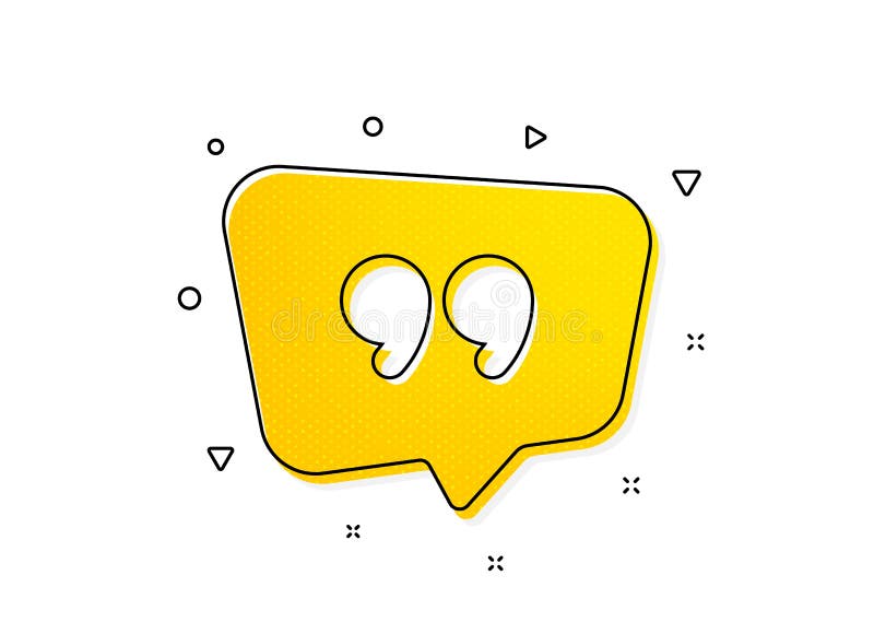 Quote Bubble Icon. Chat Comment Sign. Speech Bubble. Vector Stock ...