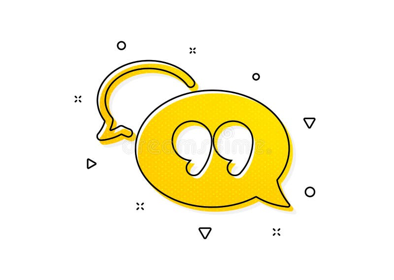 Quote Bubble Icon. Chat Comment Sign. Speech Bubble. Vector Stock ...