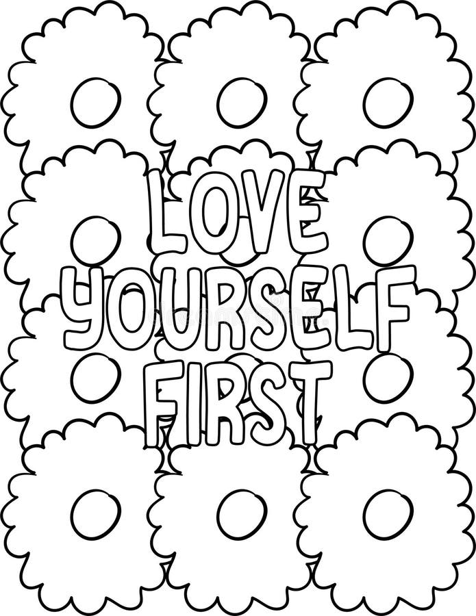 Motivational Floral Coloring Page for Motivation, Inspiration, Success ...