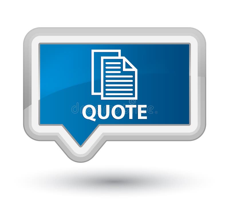 Quote (document Pages Icon) Green Square Button Stock Illustration ...
