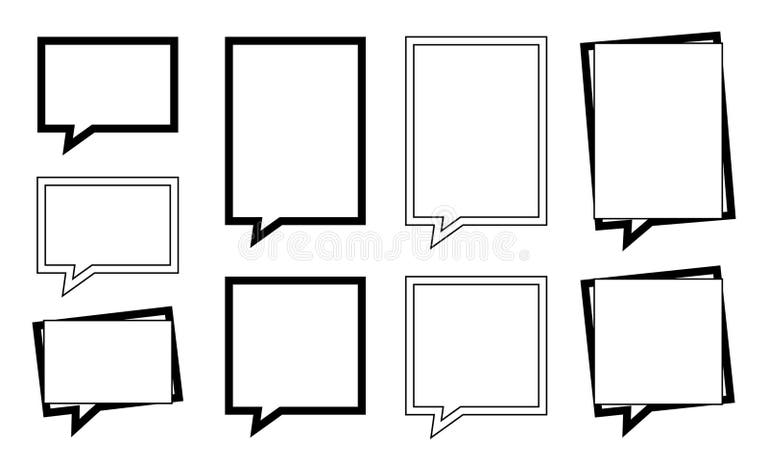 Quote in Frame. Banners for Quotation. Isolated Text Box for Comment ...