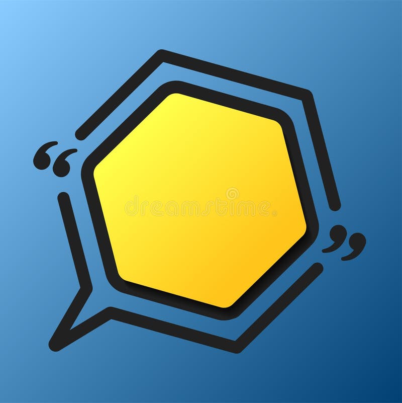 Quote Frame Blank, Text Quote Boxes, Message Stock Vector ...