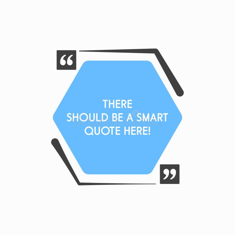Quote Frame Blank, Text Quote Boxes, Message Stock Vector ...