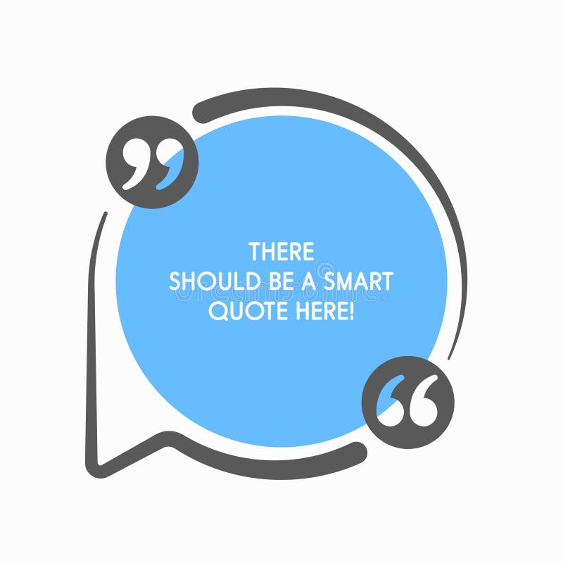 Quote Frame Blank, Text Quote Boxes, Message Stock Vector ...