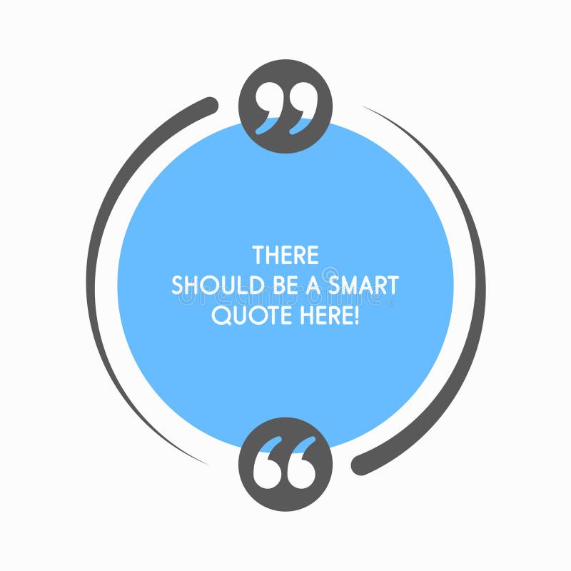 Quote Frame Blank, Text Quote Boxes, Message Stock Vector ...