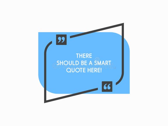 Quote Frame Blank, Text Quote Boxes, Message Stock Illustration ...