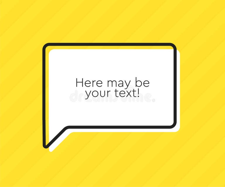 Quote Frame Blank, Text Quote Boxes, Message Stock Illustration ...