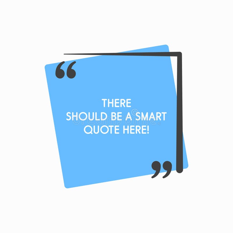 Quote Frame Blank, Text Quote Boxes, Message Stock Vector ...