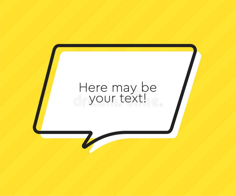 Quote Frame Blank, Text Quote Boxes, Message Stock Illustration ...