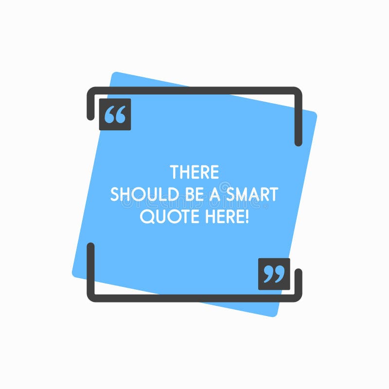 Quote Frame Blank, Text Quote Boxes, Message Stock Vector ...