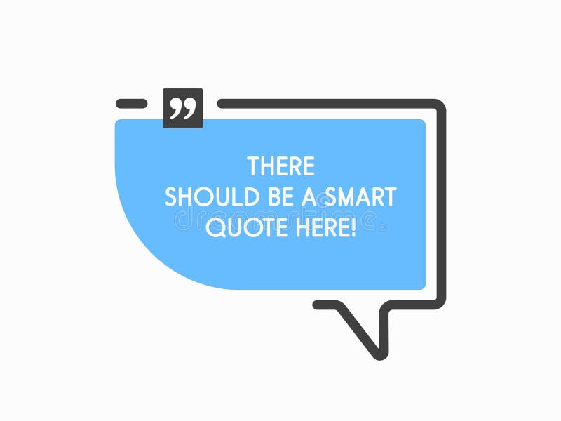 Quote Frame Blank, Text Quote Boxes, Message Stock Vector ...