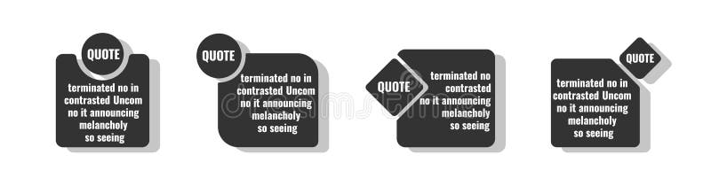Quote frame notes stock vector. Illustration of info - 207634413