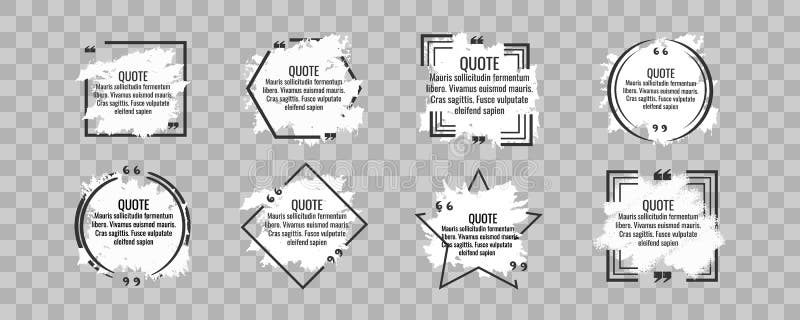 Quote frame notes stock vector. Illustration of comment - 207644380