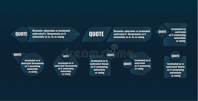 Quote frame notes stock vector. Illustration of mark - 207655787