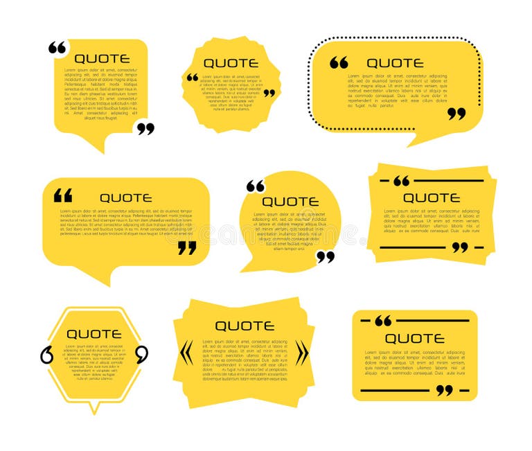 Bubble Quotation Comment Message Borders Stock Illustrations – 102 ...