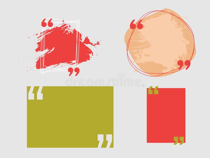 Quote Frames Quote Remark, Text in Brackets, Text Box Icon Stock Vector ...