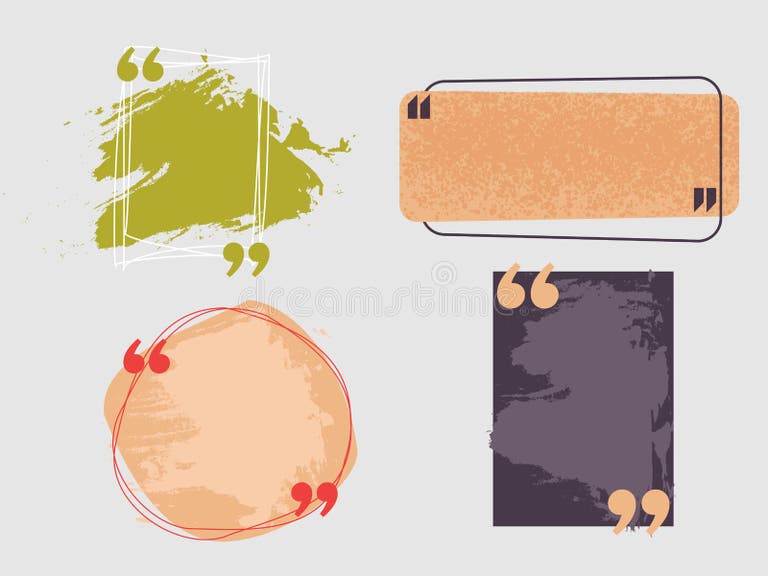 Quote Frames Quote Remark, Text in Brackets, Text Box Icon Stock Vector ...