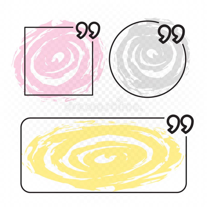 Quotes Transparent Background Stock Illustrations – 292 Quotes ...