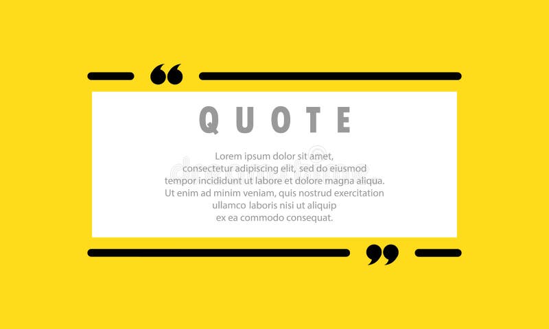 Quote Icon. Quotemark Outline, Speech Marks, Inverted Commas, Blank ...