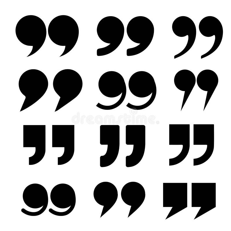 Quote icon vector sign stock vector. Illustration of internet - 125585740