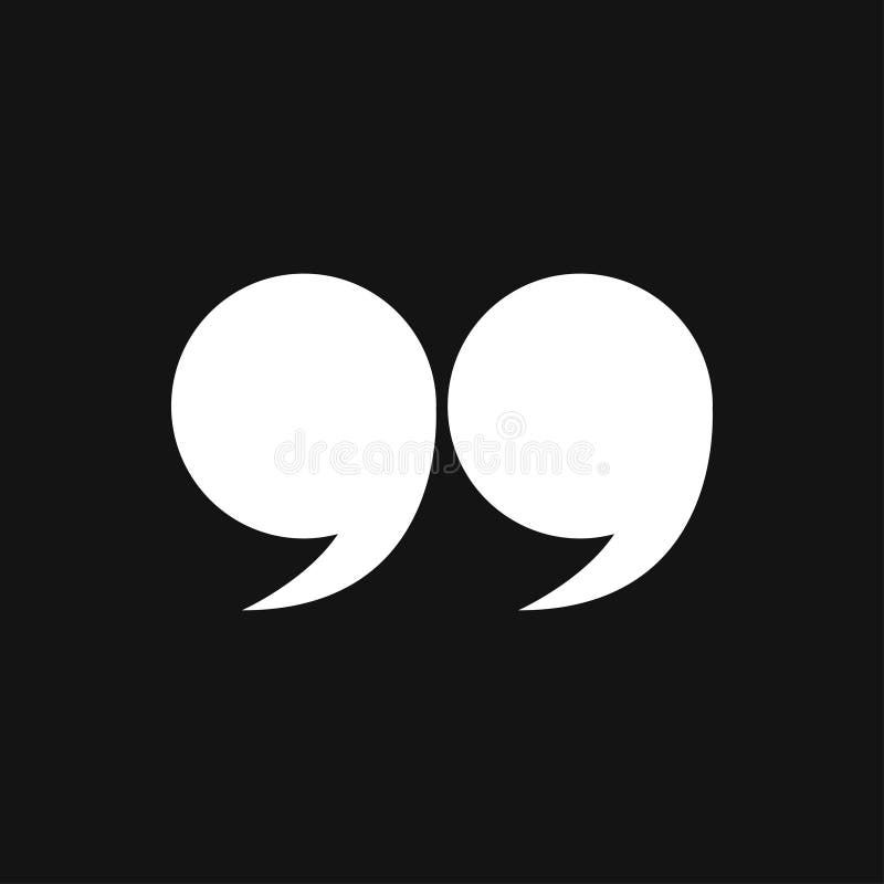 Quote Icon Vector Sign Symbol for Design Stock Illustration ... Quote Icon Vector Sign Symbol for Design Stock Illustration ...