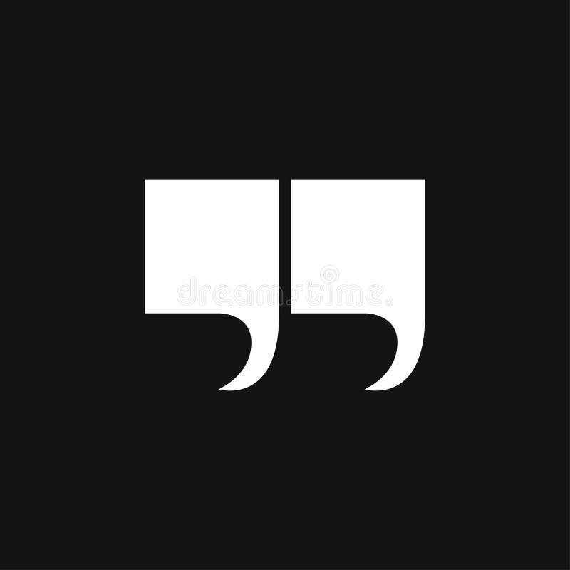 Quote Icon Vector Sign Symbol for Design Stock Illustration ... Quote Icon Vector Sign Symbol for Design Stock Illustration ...