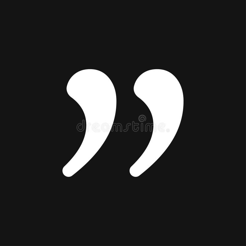 Quote Icon Vector Sign Symbol for Design Stock Illustration ... Quote Icon Vector Sign Symbol for Design Stock Illustration ...
