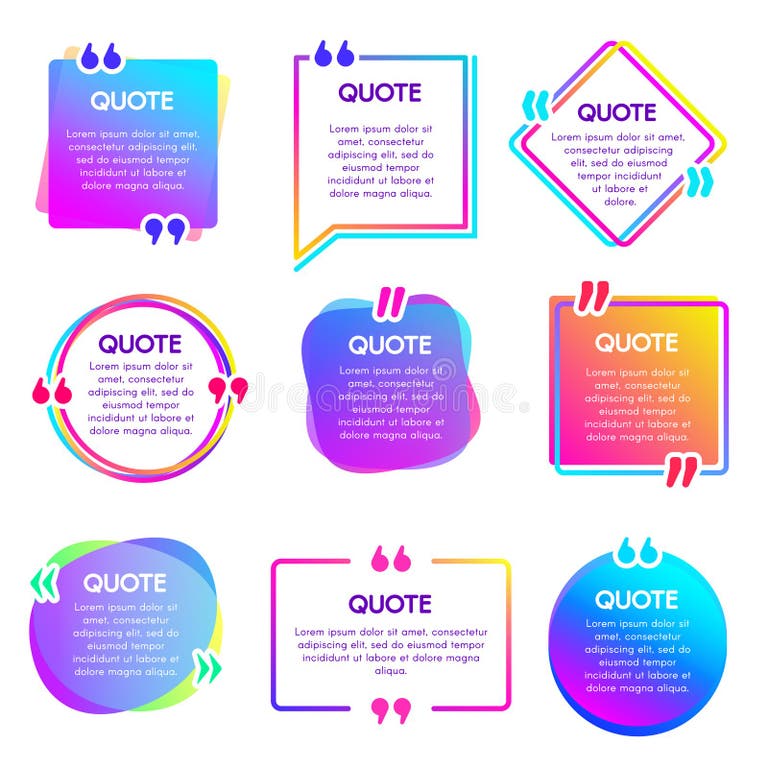 Quote Boxes Stock Illustrations – 2,238 Quote Boxes Stock Illustrations ...