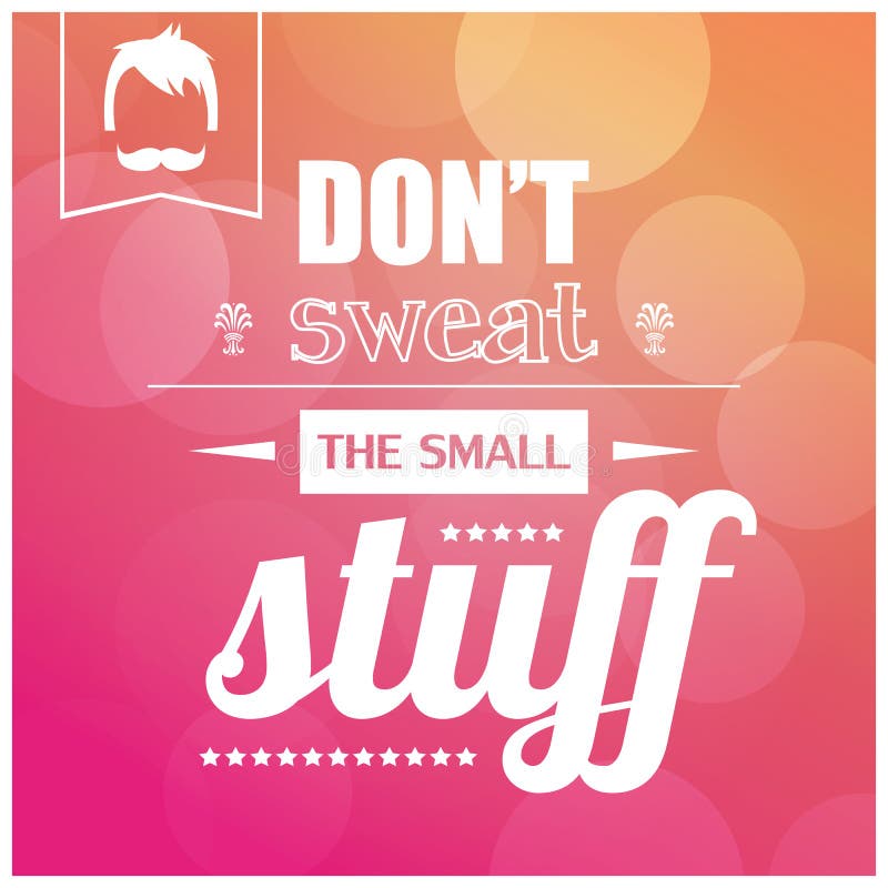 Quote, Inspirational Poster, Typographical Design, Vector Illustration ...