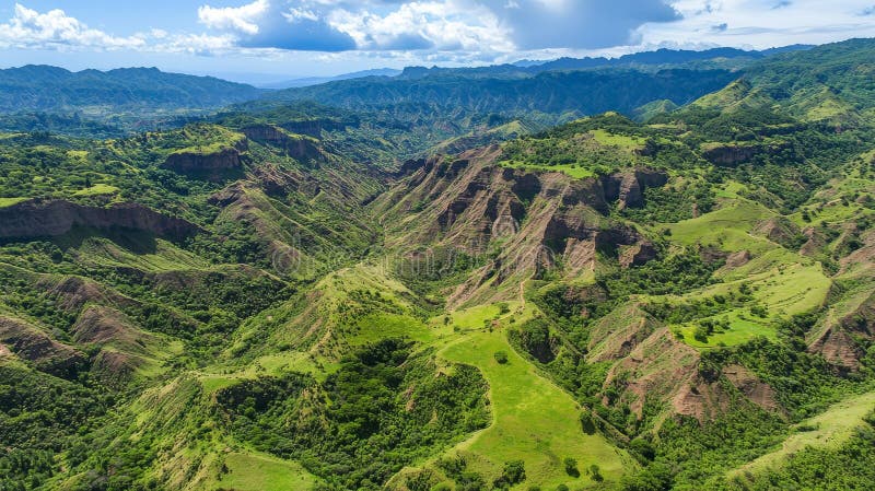 A Quote Over a Lush Valley with Towering Cliffs, Ideal for Conveying ...
