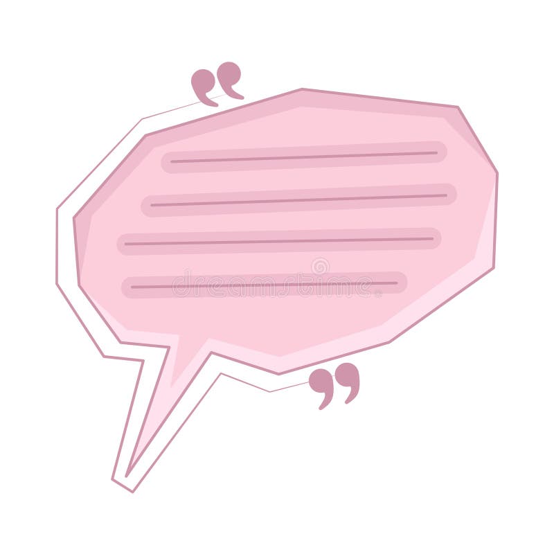 A Quote Bubble Often Used in Comics, Cartoons, or Graphic Design ...