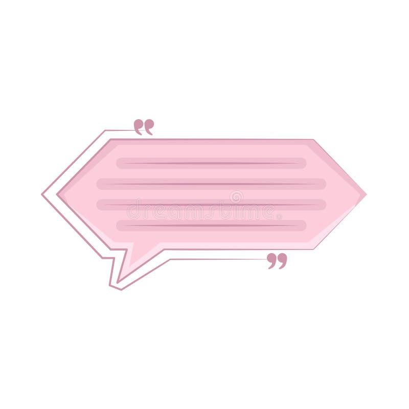 A Quote Bubble Often Used in Comics, Cartoons, or Graphic Design ...