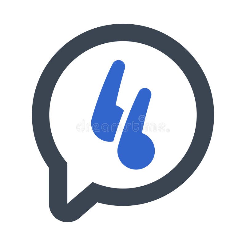 Quote Reply Outline Icon. Signs and Symbols Can Be Used for Web, Logo ...