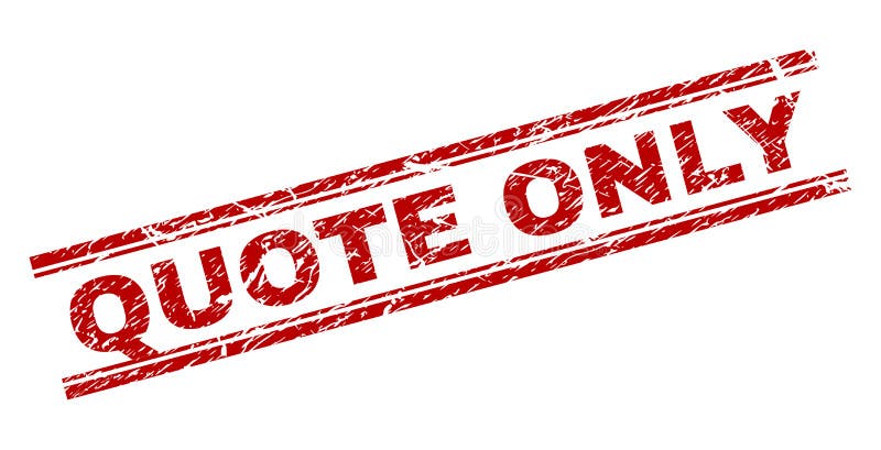 Scratched Textured QUOTE only Stamp Seal Stock Vector - Illustration of ...