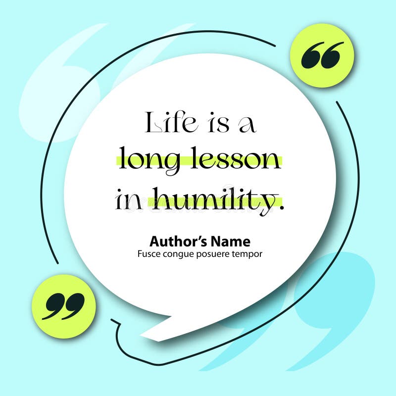 Quote Speech Bubble Banner with Copy Space Stock Illustration ...