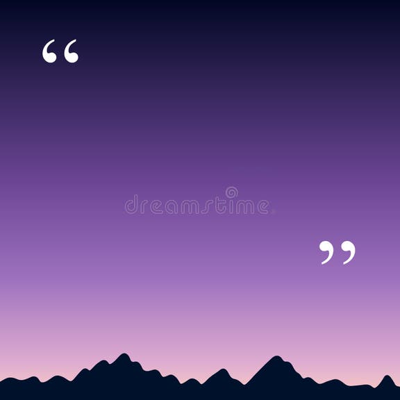 Quote Template Vector Copyspace Stock Vector - Illustration of ...