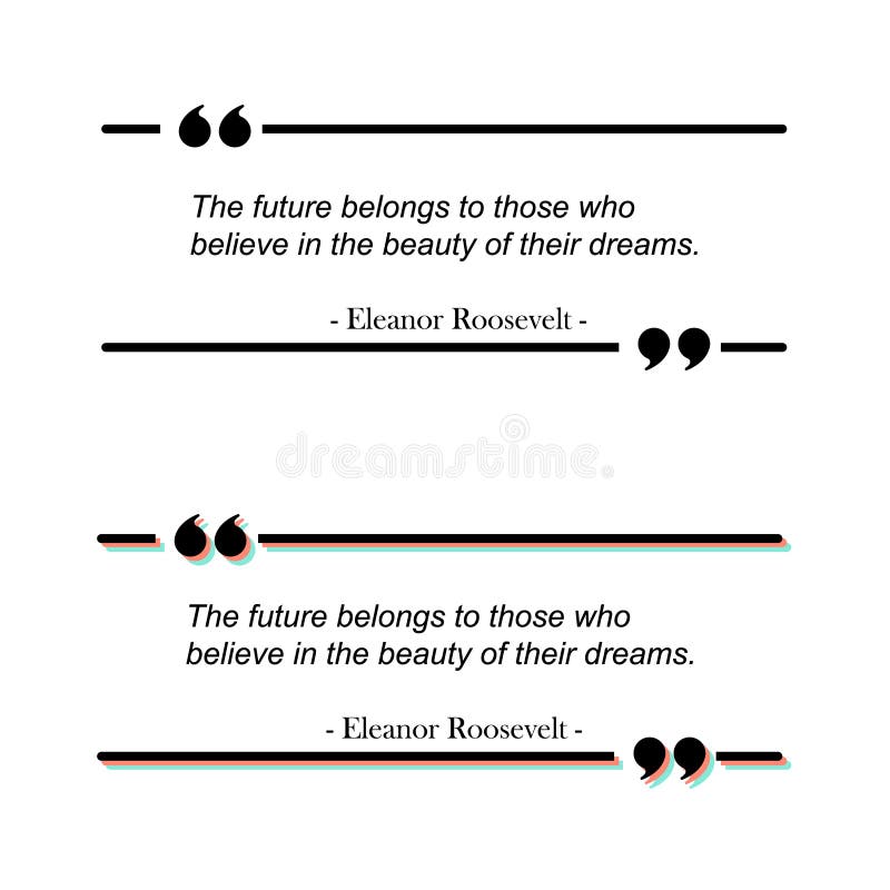 Quote Text Box Frame. Quotation Comment Speech Message Texting Template ...