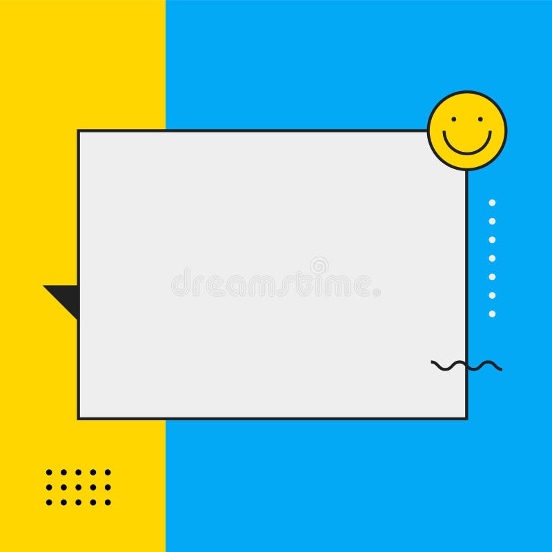 Quote Text Bubble, Note, Message and Comment Vector Illustration. Line ...