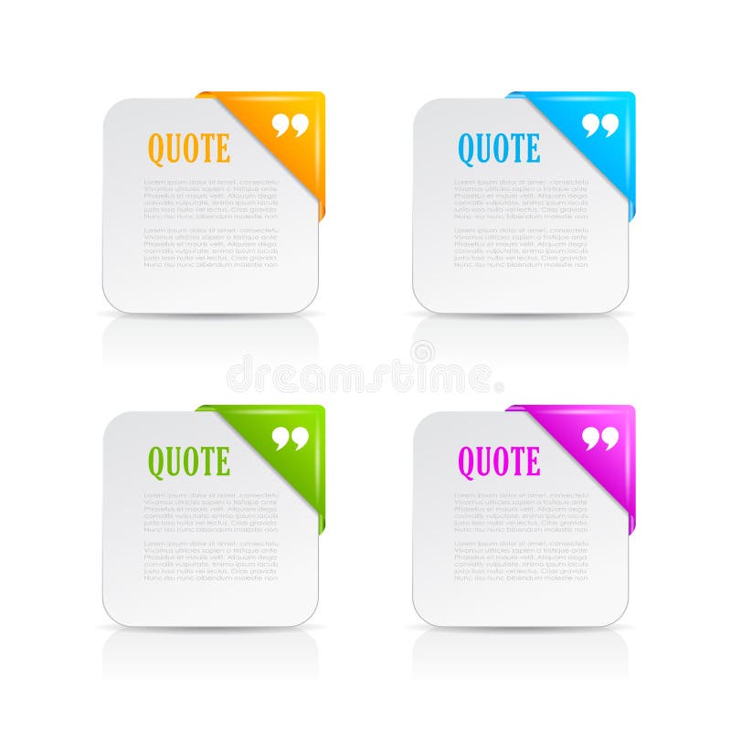 Quote text card stock vector. Illustration of idea, card - 84439328